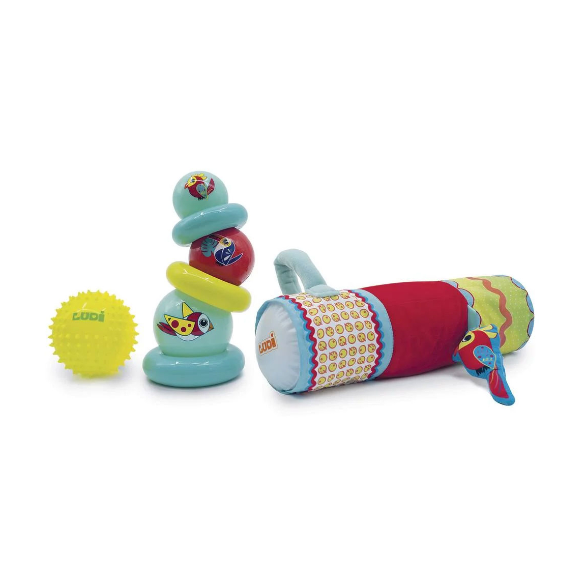 Ludi Υφασμάτινος Κύλινδρος με Πυραμίδα μπάλες - Koala Toys