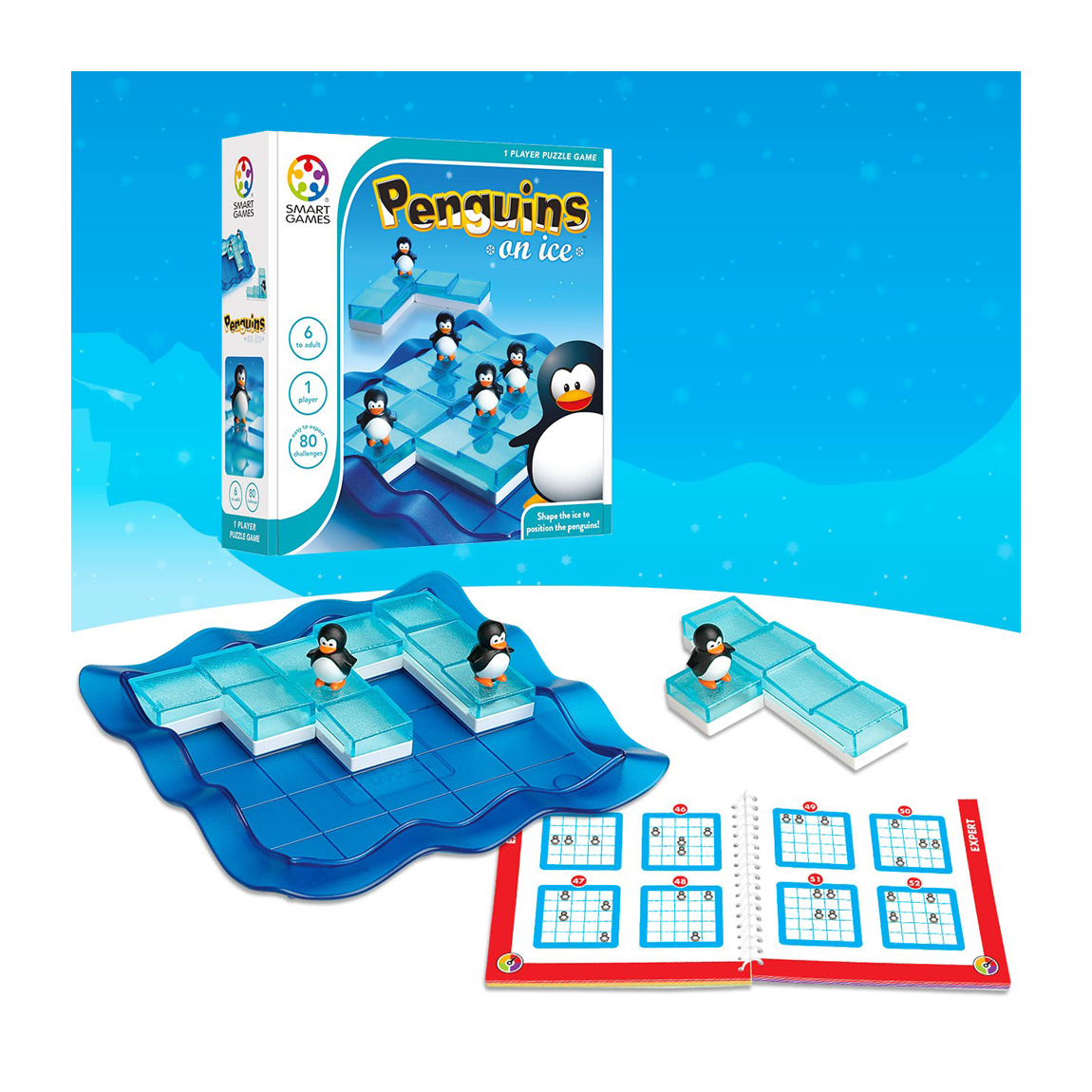 Smartgames Επιτραπέζιο 'Πιγκουίνοι στον Πάγο' (80 challenges) - Koala Toys
